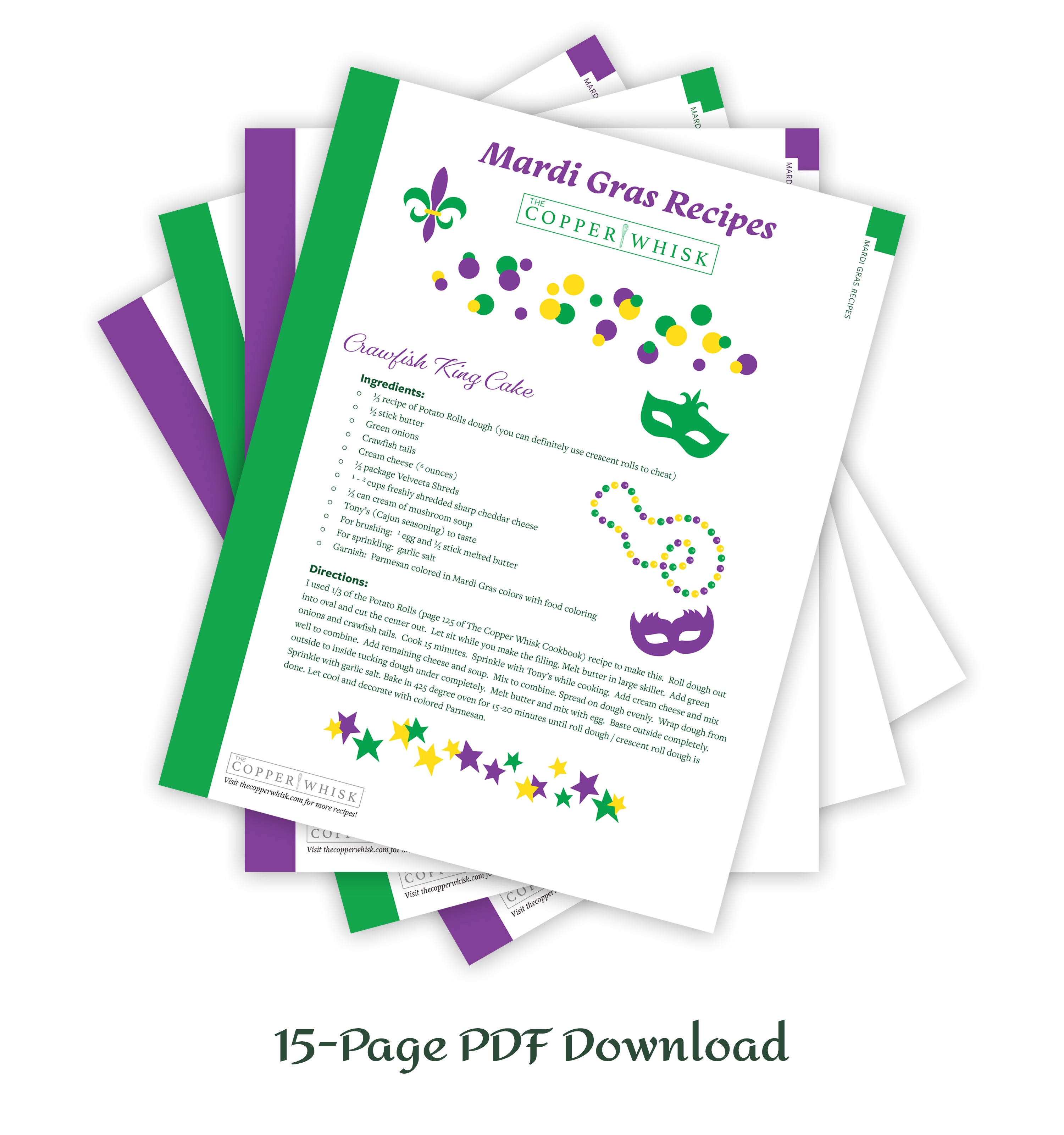 Mardi Gras Recipes: Let the Good Times Roll with The Copper Whisk (PDF